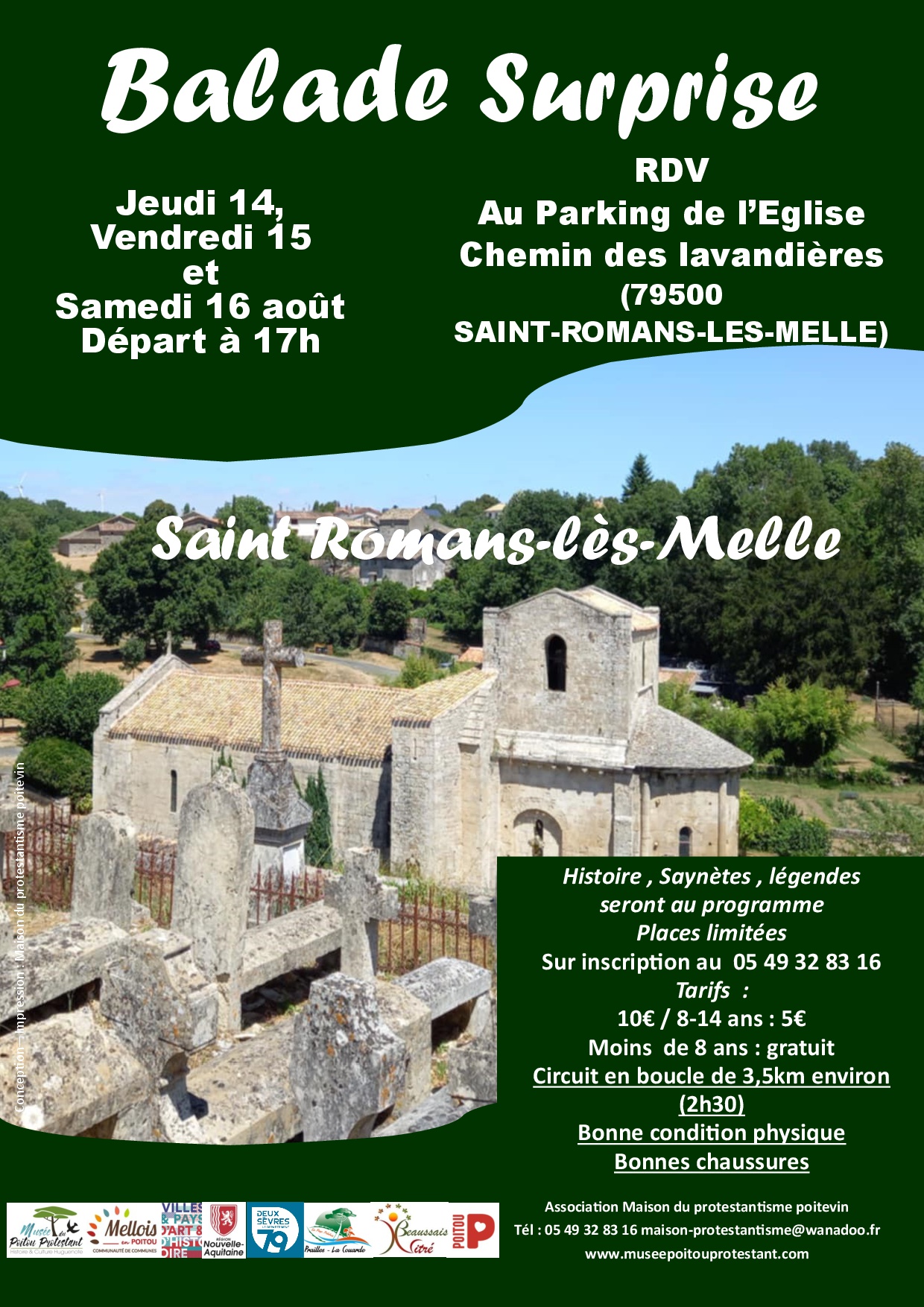 MPP Balade commentée à ST Romans lès Melle - Poitou-rural